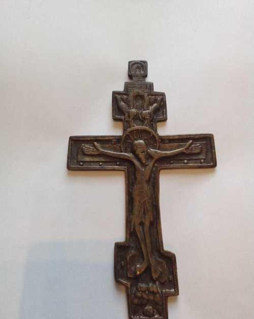 Наперсный крест распятие священника 19 век