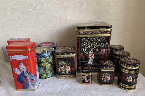 Банки жестяные для чая