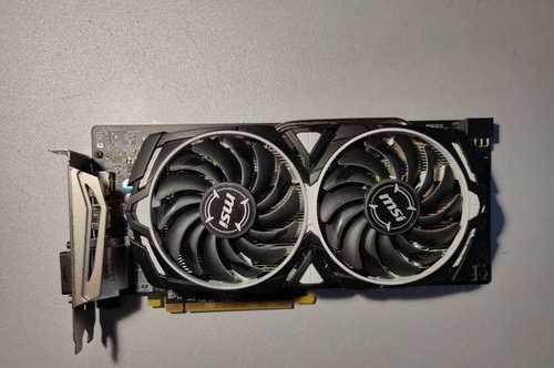 Видеокарта rx580 8gb MSI armor