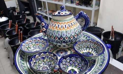 Набор столовой посуды из Узбекистана