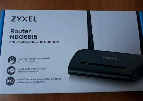 Wi-Fi роутер zyxel NBG6515