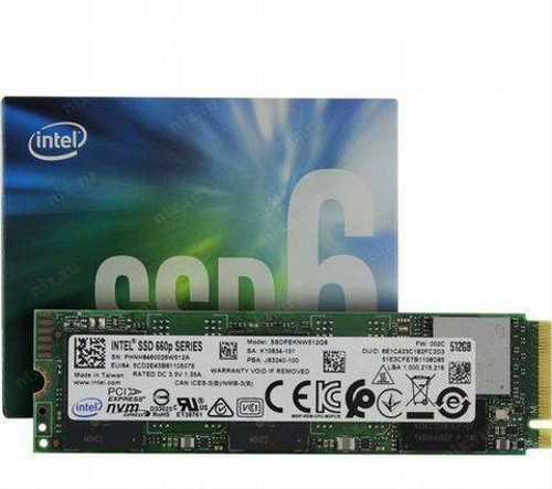 SSD nvme intel 660p series 512Gb / обмен