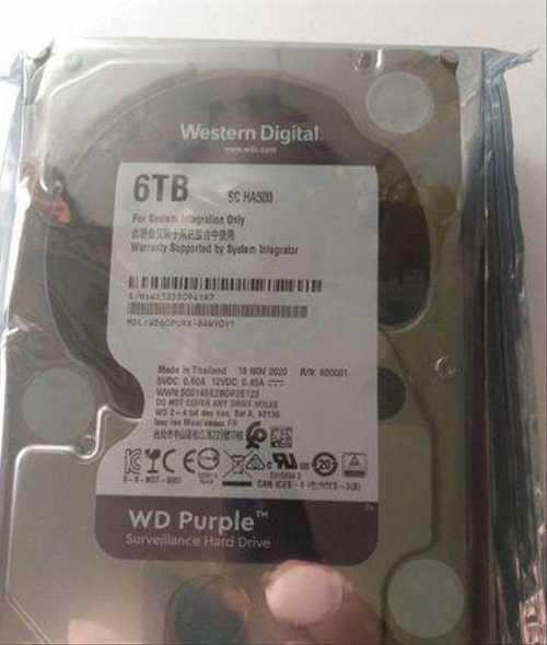 Wd purple 6 tb sc ha500