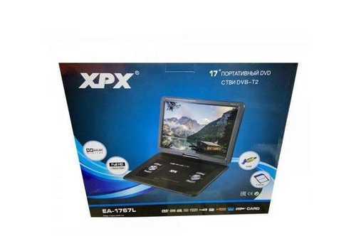 Портативный DVD плеер XPX EA1767L DVB-T2 17" Новый