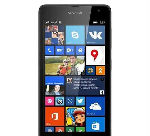 Смартфон Microsoft Lumia 535 DS Black