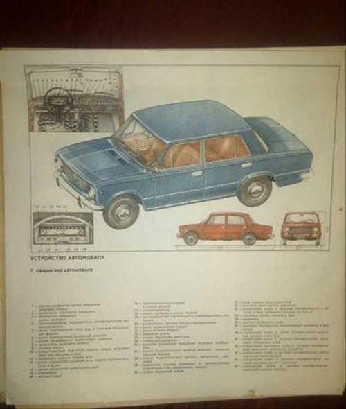 Иллюстрированное пособие /альбом ваз 2101