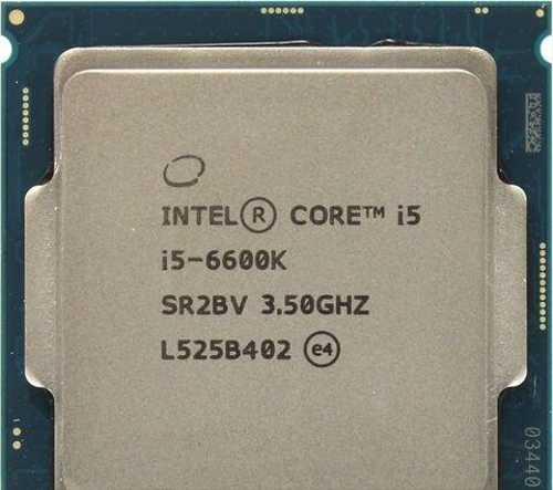 Процессор Intel Core i5 6600k, материнская плата