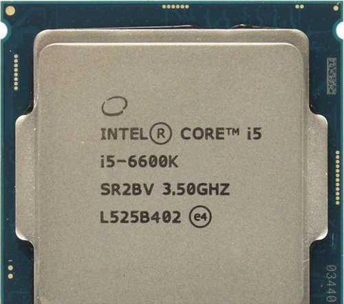 Процессор Intel Core i5 6600k, материнская плата