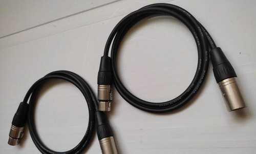 0.7m XLR-XLR шнуры балансные Canare (Japan)