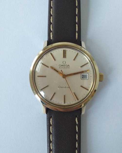 Швейцарские часы Omega Geneve Gold Cap, Оригинал