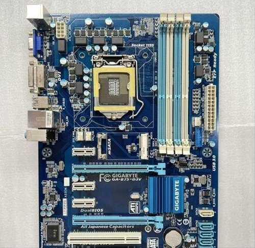 Материнская плата Gigabyte GA-B75-D3V 1155