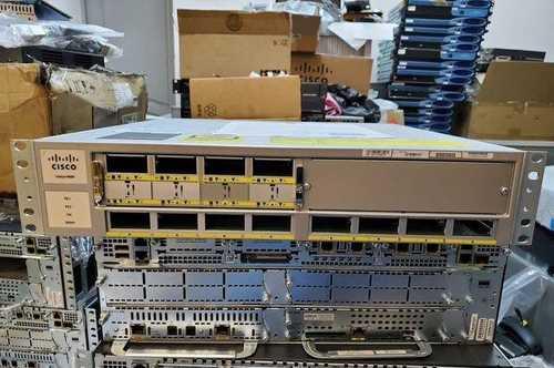 Коммутатор 10Gbit Cisco WS-C4900M с 2 бп и модулем