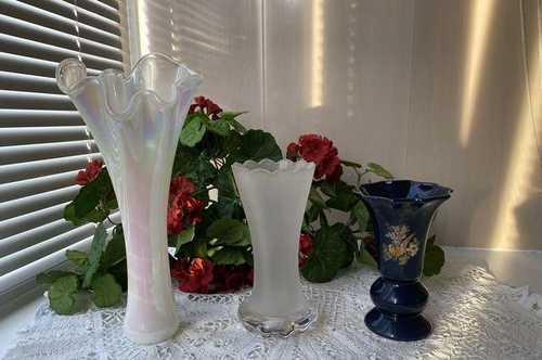 Очень красивые новые вазы для цветов.СССР