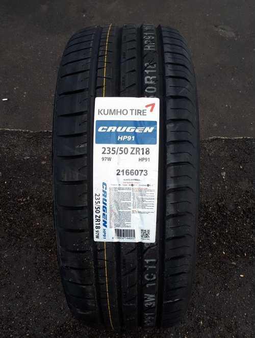 Kumho crugen hp91 235 60 r18. Шины Kumho hp91 235/50 r18 97w.