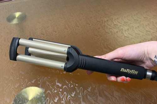 BaByliss плойка тройная волна