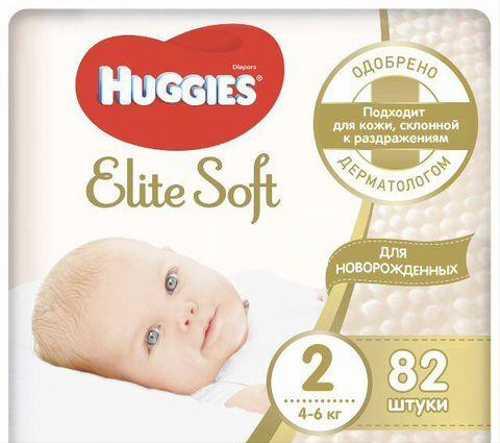 Подгузники huggies elite soft 2