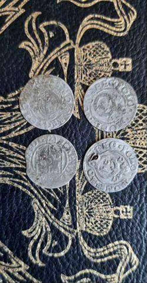 Наборы серебряных монет Польши 1622, 1621 год
