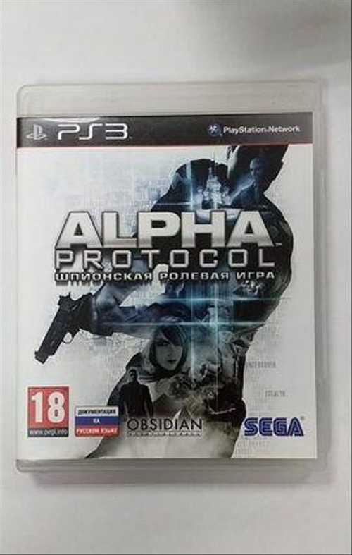 Диск PS3 Alpha Protocol