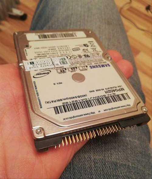 Жесткий диск hdd ide 40гб
