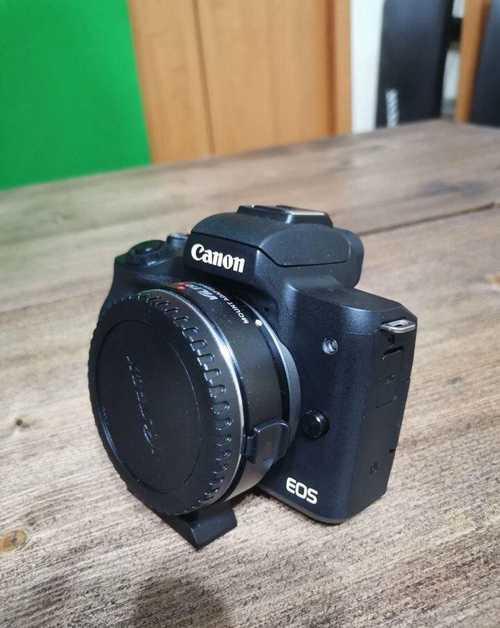 Продам фотоаппарат Canon m50 body black (кэнон)