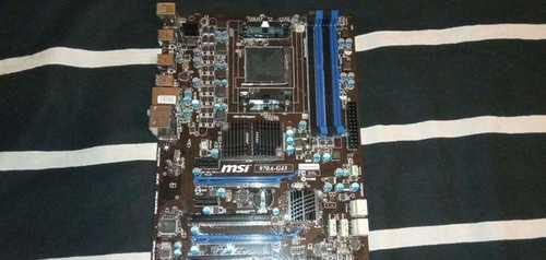 Материнская плата am3 plus msi 970A-G43 нерабочая