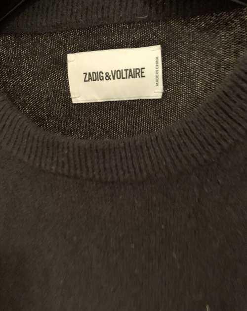 Кашемировый свитер Zadig&Voltaire черный