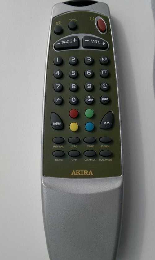 Пульт для телевизора akira F4S028 "родной"