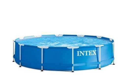Каркасный бассейн intex 366х76 без насоса