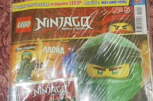 Lego ninjago журнал с фигуркой