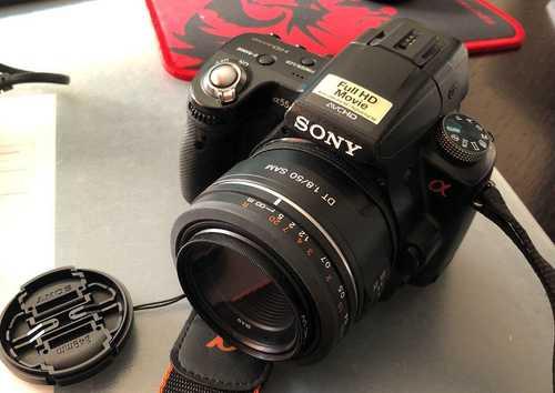 Зеркальный фотоаппарат sony a55. Slt-a55v