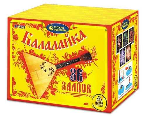 Салют,фейерверк "Балалайка" 0.8х36 залпов