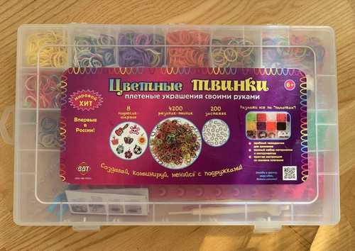 3 набора с резинками Rainbow loom