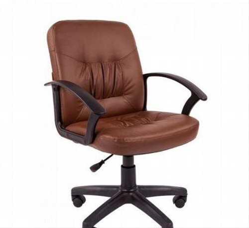Кресло новое Chairman 651 коричневое и чёрное