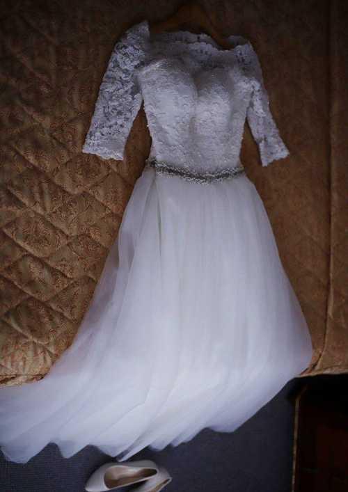 Свадебное платье + 2 подъюбника