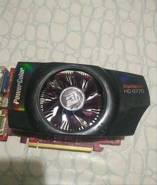 Видеокарта Radeon hd 6770 1gb
