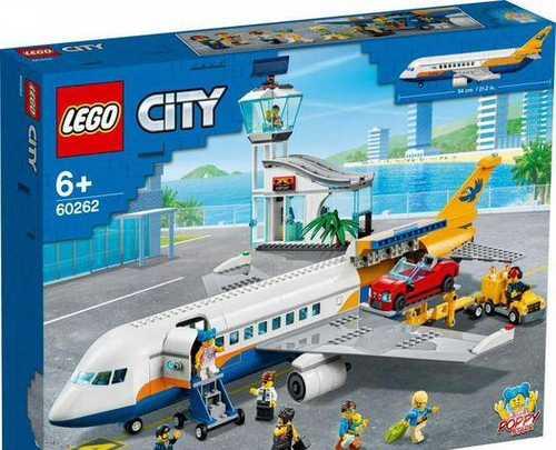 Конструктор lego city Airport Пассажирский самолёт 60262-L