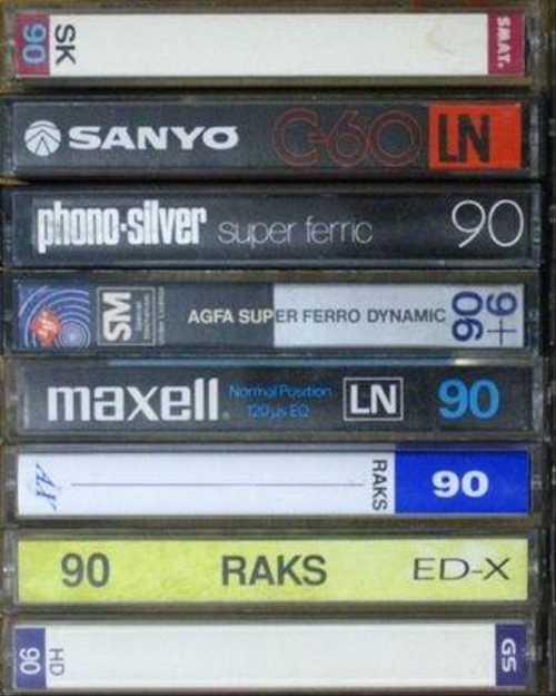 Аудиокассеты (б/у, под запись, в коллекцию)
