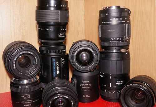 Фотообъективы для Canon EF (EF-s). пр. Япония