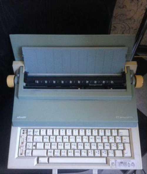 Печатная электрическая машинка Olivetti