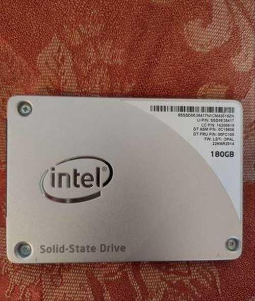 Жесткий диск ssd Intel 180 gb