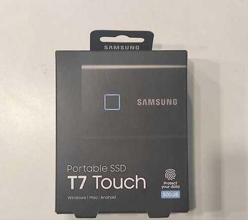 SSD T7 Touch Portable 500GB Чёрный