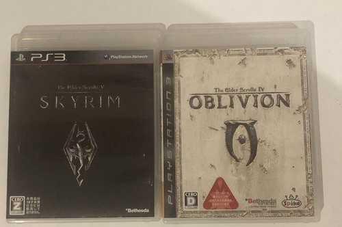 Oblivion + Skyrim Ps3 JAP