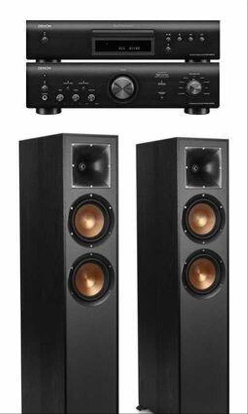 Комплект Klipsch R-620-F,Denon PMA-600NE,DCD-600NE