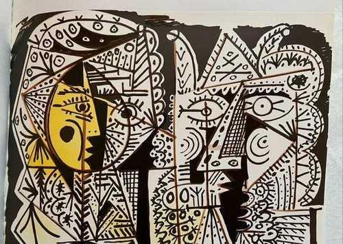 Пабло Пикассо. Литография «Глаза», оригинал