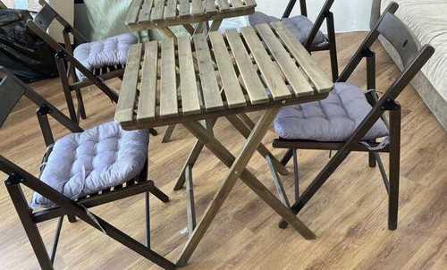 Складные стулья и столы IKEA
