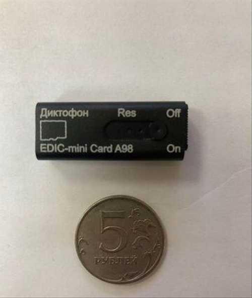 Диктофон edic-mini Card A98