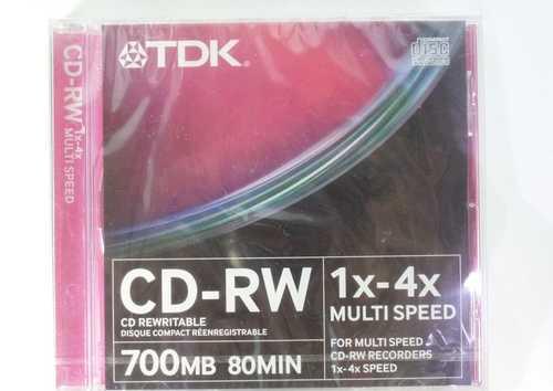 CD-RW диск TDK в боксе
