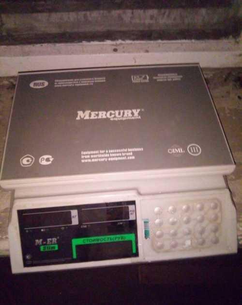 Весы Mercury M-ER 326AC на запчасти