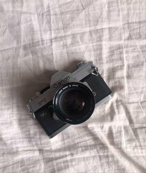 Плёночный фотоаппарат Canon FT + Canon FL 50 mm 1