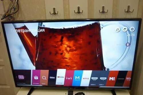 4K Smart LED-телевизор LG 49"124см c WiFi в идеале